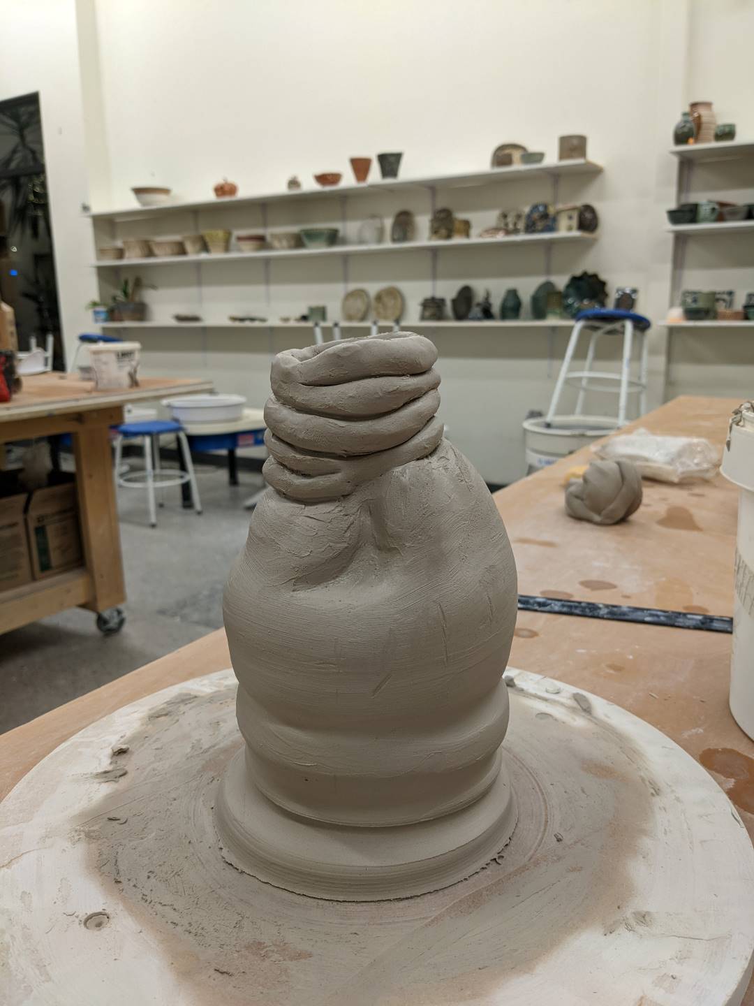 Making a Pottery Table Lamp